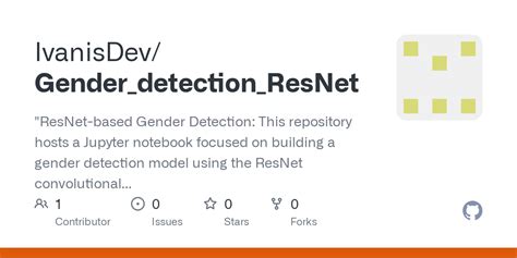 Gender Detection Resnet Gender Detection Resnet Ipynb At Main · Ivanisdev Gender Detection