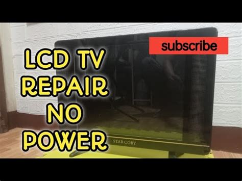 LED LCD Tv NO POWER Ledtvtutorial YouTube