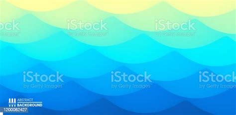 물 표면 파란색 추상 적 배경입니다 디자인용 벡터 그림입니다 0명에 대한 스톡 벡터 아트 및 기타 이미지 0명 3차원 형태 가리기 Istock