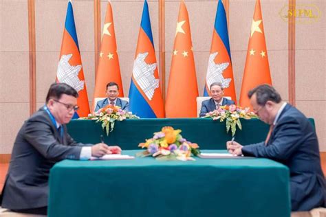 Msjtv News រដ្ឋាភិបាលកម្ពុជា ចិន ចុះអនុស្សរណៈនៃការយោបុល់គ្នា និងកិច្ចព្រមព្រៀងសំខាន់ៗចំនួន៨