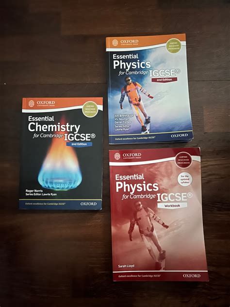Cambridge Igcse Essential Chemistry And Physics Texbook Hobbies And Toys
