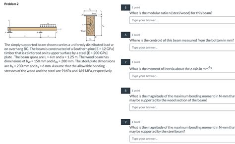 Solved Problem 2 5 1 Point What Is The Modular Ratio N