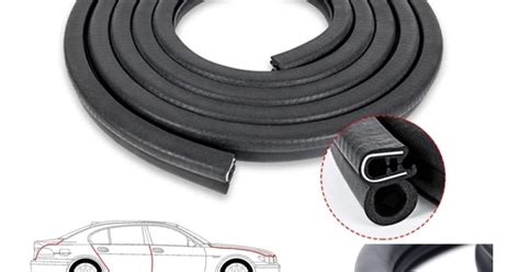 Универсално гумено уплътнение за врата капак с метална щипка