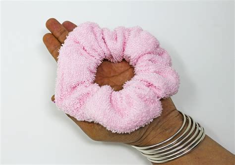 Towel Hair Scrunchies Large Towel Scrunchy Dry Wet Hair Hair Tie