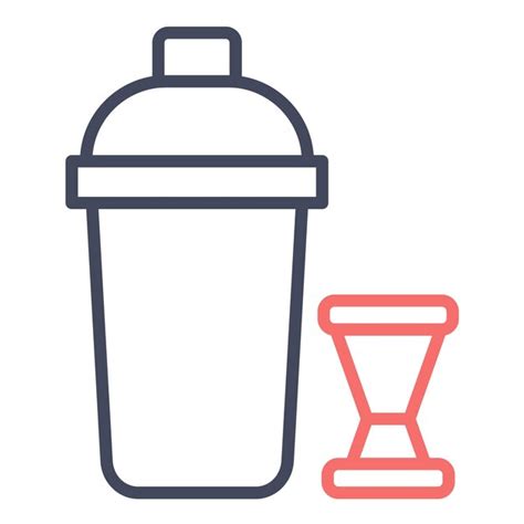 Premium Vector Cocktail Shaker Vector Illustration Style
