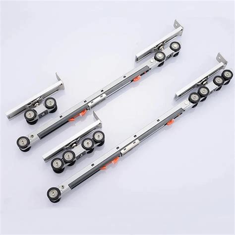 Buffer Rail Track Full Set Wardrobe Door Rollers Kit Folding Door Eur 30 73 Picclick Fr