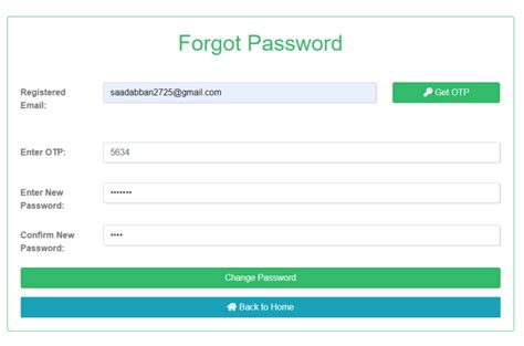 Bug Report The Forgot Password Form Doesnt Have Any Password Constraints · Issue 694