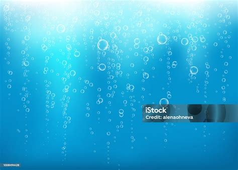 해저 블루 Fizzing 공기 물 또는 산소 거품 텍스처 벡터 3차원 형태에 대한 스톡 벡터 아트 및 기타 이미지 3차원 형태 광선 기체 물리 구조 Istock