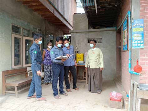 မိုင်းပန်မြို့နယ်၌ ကိုဗစ် ၁၉ ရောဂါ ဖြစ်ပွားနေသည့်ကာလအတွင်း မြို့နယ်စစ်ဆေးရေးအဖွဲ့မှ ကွင်းဆင်းစစ