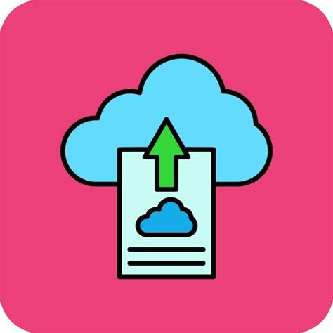 premium vector cloud upload icon