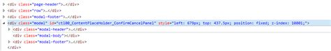 ASP NET Webforms ModalPopupExtender Bootstrap Where Is This Inline