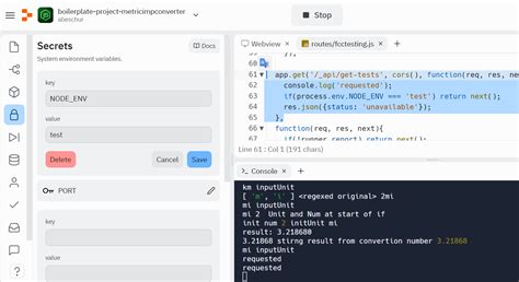 Quality Assurance Projects Metric Imperial Converter Javascript