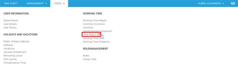 Time Reports Time Cockpit Help