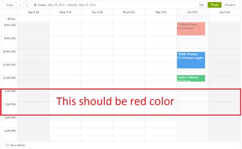 How To Customize Rows Or Columns Color In Kendoscheduler Stack Overflow