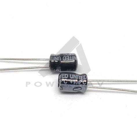 2pcs 10uf 25v Capacitor New Aluminum Electrolytic Capacitors Radial 105