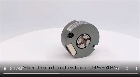 Mp35 Multi Turn Absolute Hollow Shaft Encoder 17bit 19bit 20bit 22bit 24 Bit Encoder Rs 485