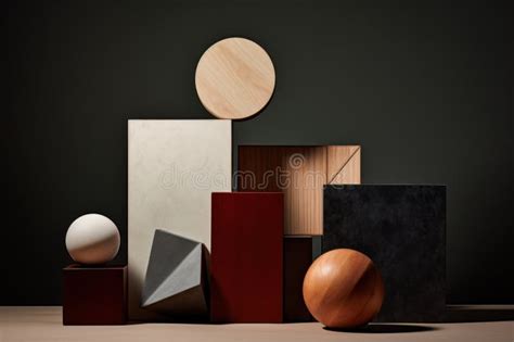 Geometric Shapes And Objects Creative Design Still Life Cosmetic