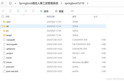 Springboot高校人事工资管理系统7z110（程序源码数据库调试部署开发环境） Csdn博客