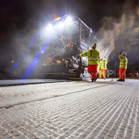 Glasstex Grid R Glass Grid Asphalt Reinforcement Tensar