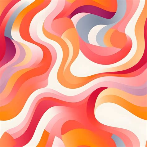 Premium Photo Liquid Seamless Psychedelic Swirl Pattern Background