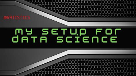 Setup Vscode For Data Science