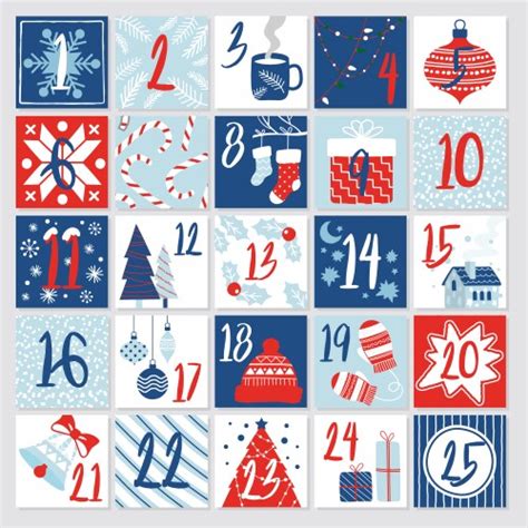 Advent Calendar With Number 12 Royalty Free Vector Image
