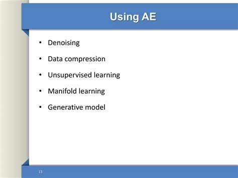 Autoencoders In Deep Learning Pptx