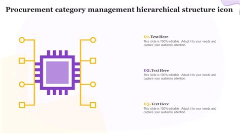 Procurement Category Management Hierarchical Structure Icon Ppt Sample