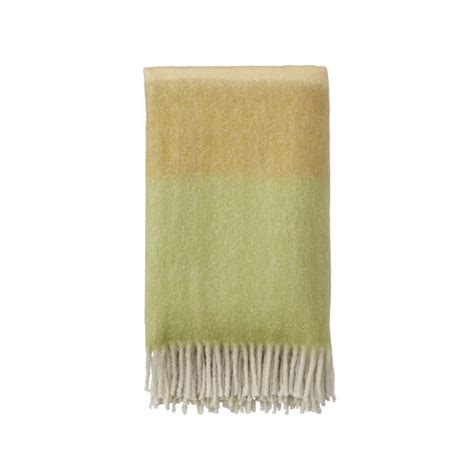 Land And Shore Landscape Woven Throw Green Bedeck Home