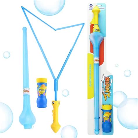 Conjunto Bubble Wands Uncle Bubble Giant De 3 Peças Com 240