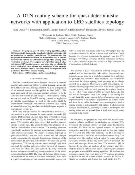 Pdf A Dtn Routing Scheme For Quasi Deterministic Networks With