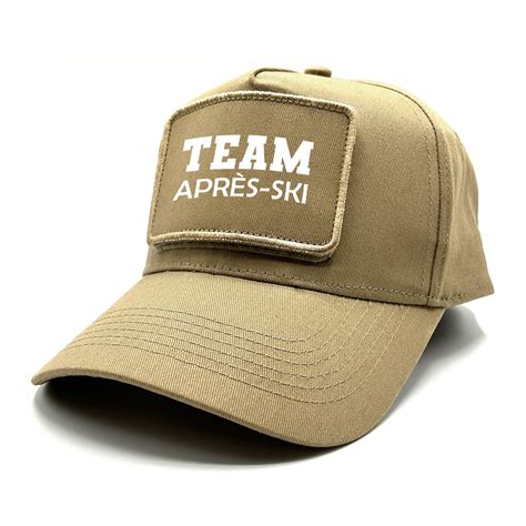 Baseball Cap Mit Spruch Auf Patch Team Après Ski Farbwahl Unisex
