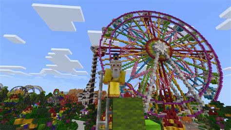 Minecraft Amusement Park Ferris Wheel