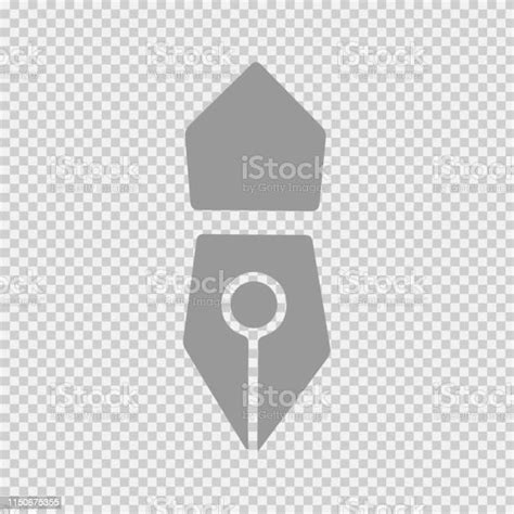 펜 벡터 아이콘 Eps 10 Simpleisolated 된 그림입니다 검은색에 대한 스톡 벡터 아트 및 기타 이미지 검은색