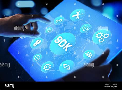 Sdk Software Development Kit Programming Language Technology Concept On