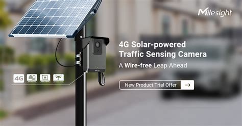 4g Solar Powered Traffic Sensing Camera Milesight