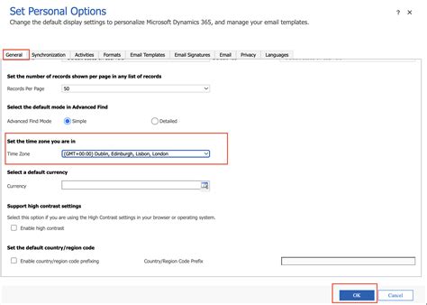 How To Set The Time Zone You Are In Microsoft Dynamics 365 Model Driven Apps Uk365guy Malla