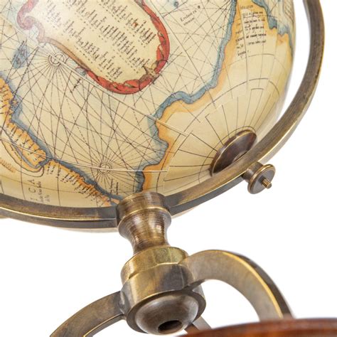 Terrestrial Globe With Compass Authentic Models