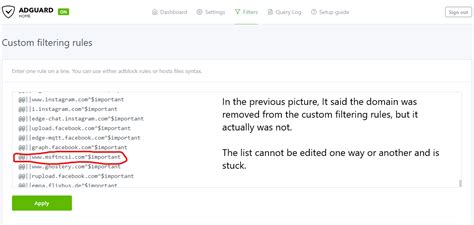 Error Controlfilteringsetrules Failed To Read Request Body · Issue 2675 · Adguardteam