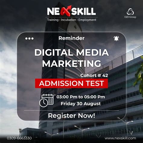 Joinnexskill Ozigroup Digitalmarketing Marketingtest Nexskill Admissiontest Cohort42
