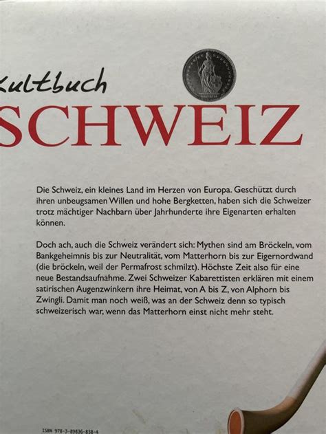 SCHWEIZ BUCH Kaufen Auf Ricardo