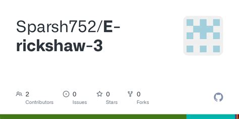 Github Sparsh752e Rickshaw 3