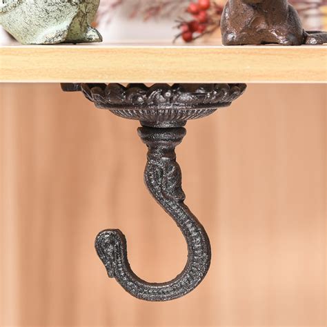 Sungmor 2pc Black Heavy Duty Cast Iron Ceiling Hoo Vicedeal