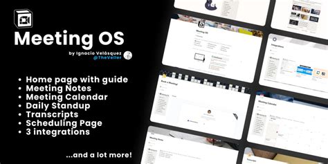 notion notiontemplate meetingos notion templates