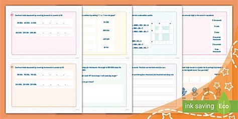 👉 Ordering 5 And 6 Digit Numbers Ages 9 10 Twinkl