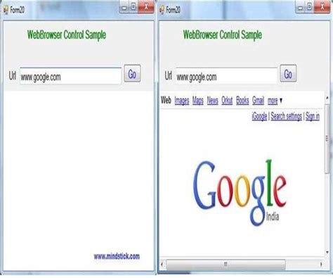 Webbrowser Control In Vbnet Mindstick