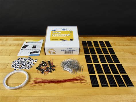 Solar Cockroach Kit Brown Dog Gadgets
