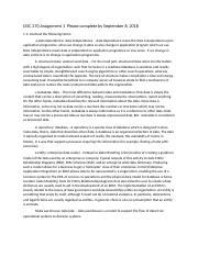 CISC270 Assignment1 Docx CISC 270 Assignment 1 Please Complete By September 8 2018 1 3