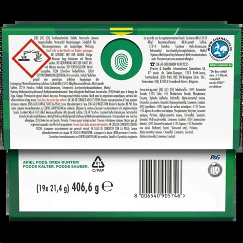 Ariel Wasmiddel Pods 19 Wl Duitse Voordeel Drogist