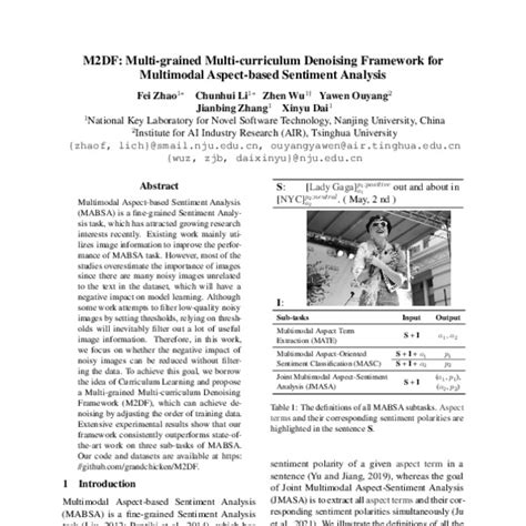 M2df Multi Grained Multi Curriculum Denoising Framework For Multimodal